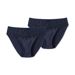 Tchibo - 2 Slips - Damen - Gr. XL - dunkelblau