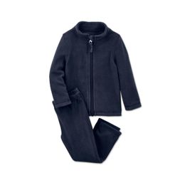 Tchibo - Fleece-Kombi aus recyceltem Material - Gr. 98/104 - blau