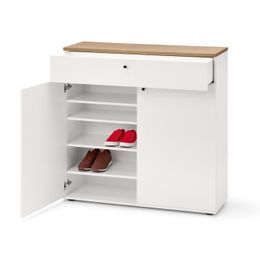 Tchibo - Schuhschrank &raquo;Bekeson&laquo; - 110x38x110,5cm - schwarz -