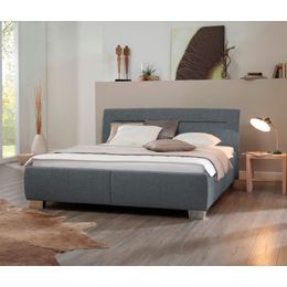 Tchibo - Polsterbett &raquo;Alana&laquo; von ADA Austria premium - 193,5x116,5x218,5cm - chrom -
