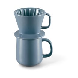 Tchibo - Kaffeebecher mit Filter - blau