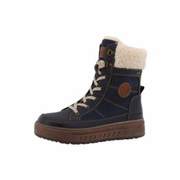 Romika gef&uuml;tterte Schn&uuml;rboots - Damen - Gr. 37 - dunkelblau