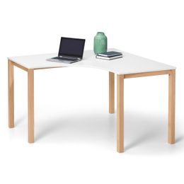 Tchibo - Eckschreibtisch - 120x120x73cm - braun -