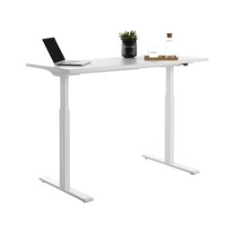 Topstar Schreibtisch - 140x60x70cm - wei&szlig; -