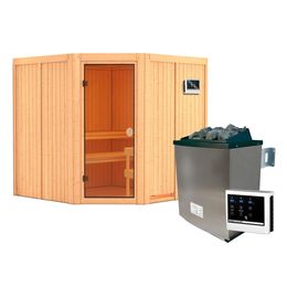 Karibu Sauna &raquo;Lyda&laquo; - naturfarben