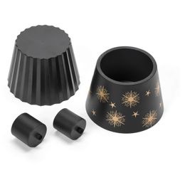 Tchibo - LED-Flaschenleuchte mit Wechselschirm - schwarz