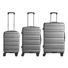 Packenger Hartschalen-Koffer - silber