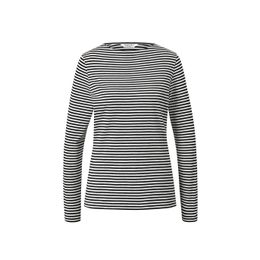 Tchibo - Gestreiftes Langarmshirt - Damen - Gr. S - creme/gestreift