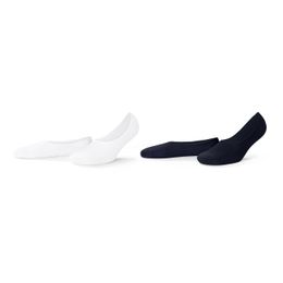 Tchibo - 2 Paar F&uuml;&szlig;linge - Damen - Gr. 39-42 - dunkelblau