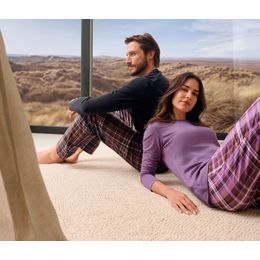 Tchibo - Pyjama - Damen - Gr. S - dunkellila
