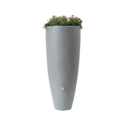 Garantia 2-in-1-Regentonne-Komplett-Set - grau
