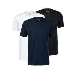 Tchibo - 3 T-Shirts mit Rundhalsausschnitt - Herren - Gr. M - dunkelblau