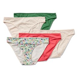 Tchibo - 5 Slips - Damen - Gr. S - koralle