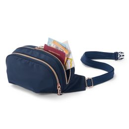 Tchibo - Sicherheits-Bauchtasche - dunkelblau