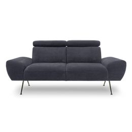 DOMO collection 2-Sitzer &raquo;Cabarini&laquo; - 216x96x83cm - dunkelblau -