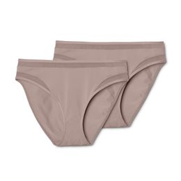 Tchibo - 2 Slips - Damen - Gr. XL - hellbraun
