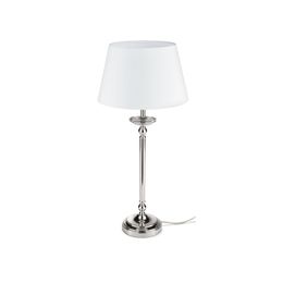 Tchibo - Tischleuchte mit Textilschirm - silber