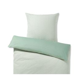 Tchibo - Jacquard-Bettw&auml;sche - mintgr&uuml;n