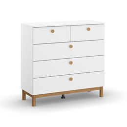 Rauch Kommode &raquo;Freyja&laquo; mit 5 Schubladen - 93x42x92cm - braun -