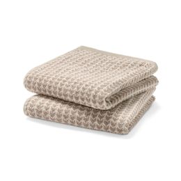 Tchibo - 2 Premium-Handt&uuml;cher - beige