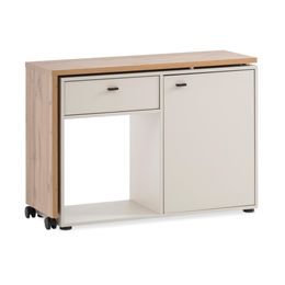 Tchibo - 2-in-1-Drehtischschrank - 104,5x39x75,5cm - wei&szlig; -