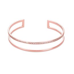 Tchibo - Armreif ros&eacute;vergoldet mit Zirkonia - gold