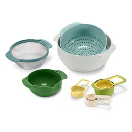 Joseph Joseph &raquo;Editions Nest 9 Plus&laquo; R&uuml;hrsch&uuml;ssel-Set - dunkelgr&uuml;n