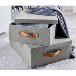 Tchibo - Ordnungsboxen-Set - grau
