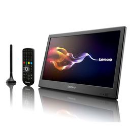 Lenco 10 Zoll tragbarer TV mit Dvb-T2 - schwarz