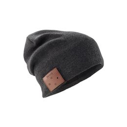 Tchibo - Beanie-M&uuml;tze mit Kopfh&ouml;rern - anthrazit