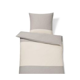 Tchibo - Flanell-Bettw&auml;sche - beige