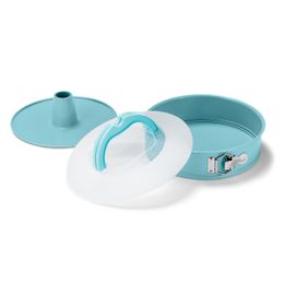 Tchibo - Springform mit Transportdeckel - blau