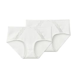 Tchibo - 2 Pantys - Damen - Gr. L - wei&szlig;