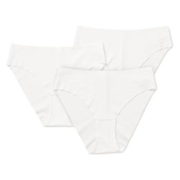 Tchibo - 3 Slips Clean Cut - Damen - Gr. S - wei&szlig;