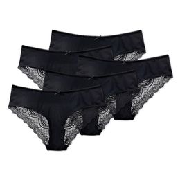 Tchibo - 5 Brazilslips - Damen - Gr. S - schwarz
