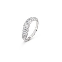 Tchibo - 925 Silber Ring Wave - Damen - Gr. 19 - silber