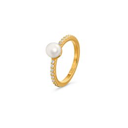 Tchibo - 925 Silber Ring - Damen - Gr. 17 - wei&szlig;