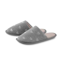 Tchibo - Hausschuhe - Damen - Gr. 40-41 - grau/print