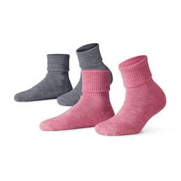 Tchibo - 2 Paar Stoppersocken - Damen - Gr. 39-42 - grau