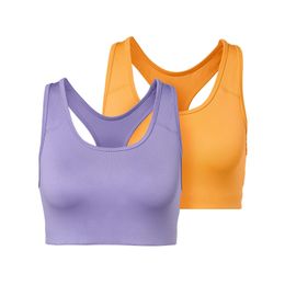 Tchibo - 2 Sport-BHs - Damen - Gr. M - lila