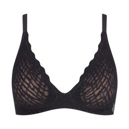 Sloggi Zero Feel Bliss Push-Up BH - Damen - Gr. XL - schwarz