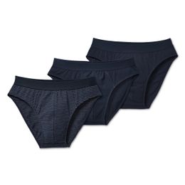Tchibo - 3 Slips - Herren - Gr. Xl/7 - dunkelblau/gestreift