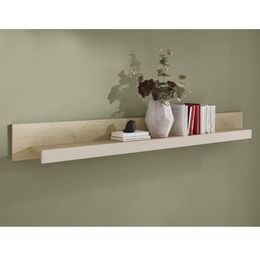 Pharao24.de Wandboard Bilderleiste in Wildeiche Bianco und Beigegrau