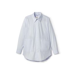 Nah/Studio Longbluse - Baumwolle - Gr. 42 - blau