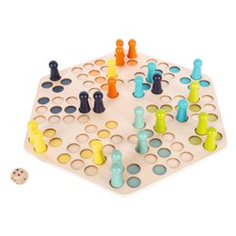 Small Foot &raquo;Ludo&laquo; f&uuml;r 6 Spieler - braun