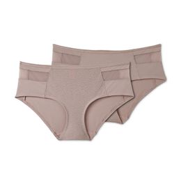 Tchibo - 2 Pantys - Damen - Gr. S - hellbraun