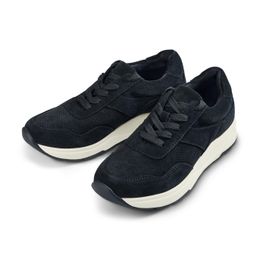 Tchibo - Veloursleder-Sneaker - Damen - Gr. 40 - dunkelblau