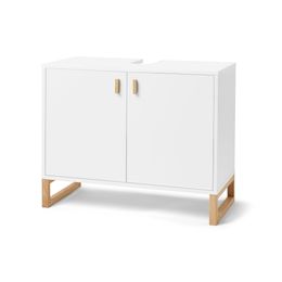 Tchibo - Waschbeckenunterschrank mit 2 T&uuml;ren - 82x40x66cm - braun -