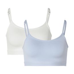 Tchibo - 2 Bustiers - Damen - Gr. M - hellblau