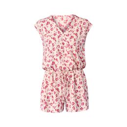 Tchibo - Jumpsuit-Pyjama - Damen - Gr. L - wei&szlig;/print